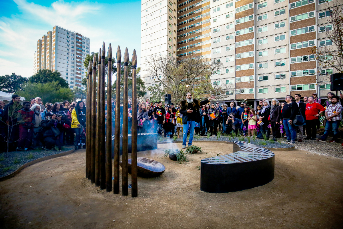 Stolen Generations Marker: Remember Me by Reko Rennie | Place, Yarra City