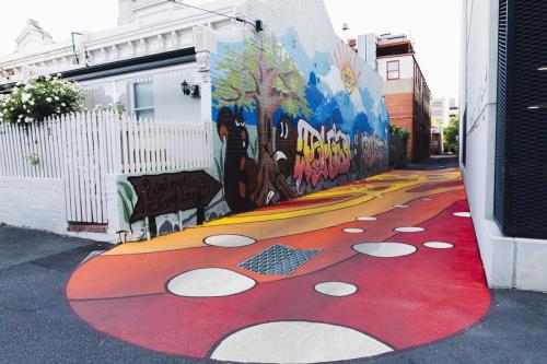 Walnut Street Road Mural | Place, Yarra City Council