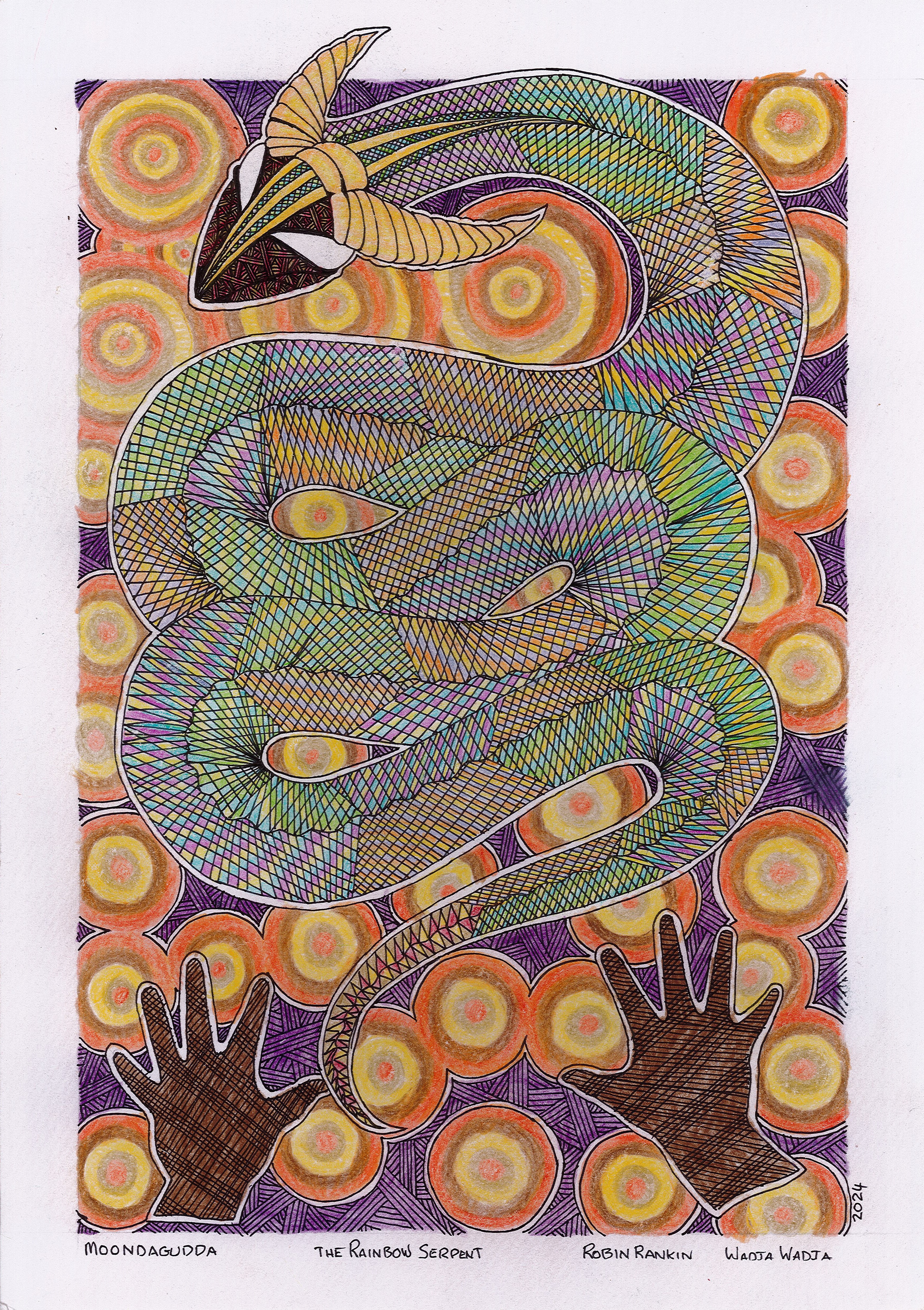 Moondagudda (Rainbow Serpent) by Uncle Robin Rankin | Event, Yarra City ...