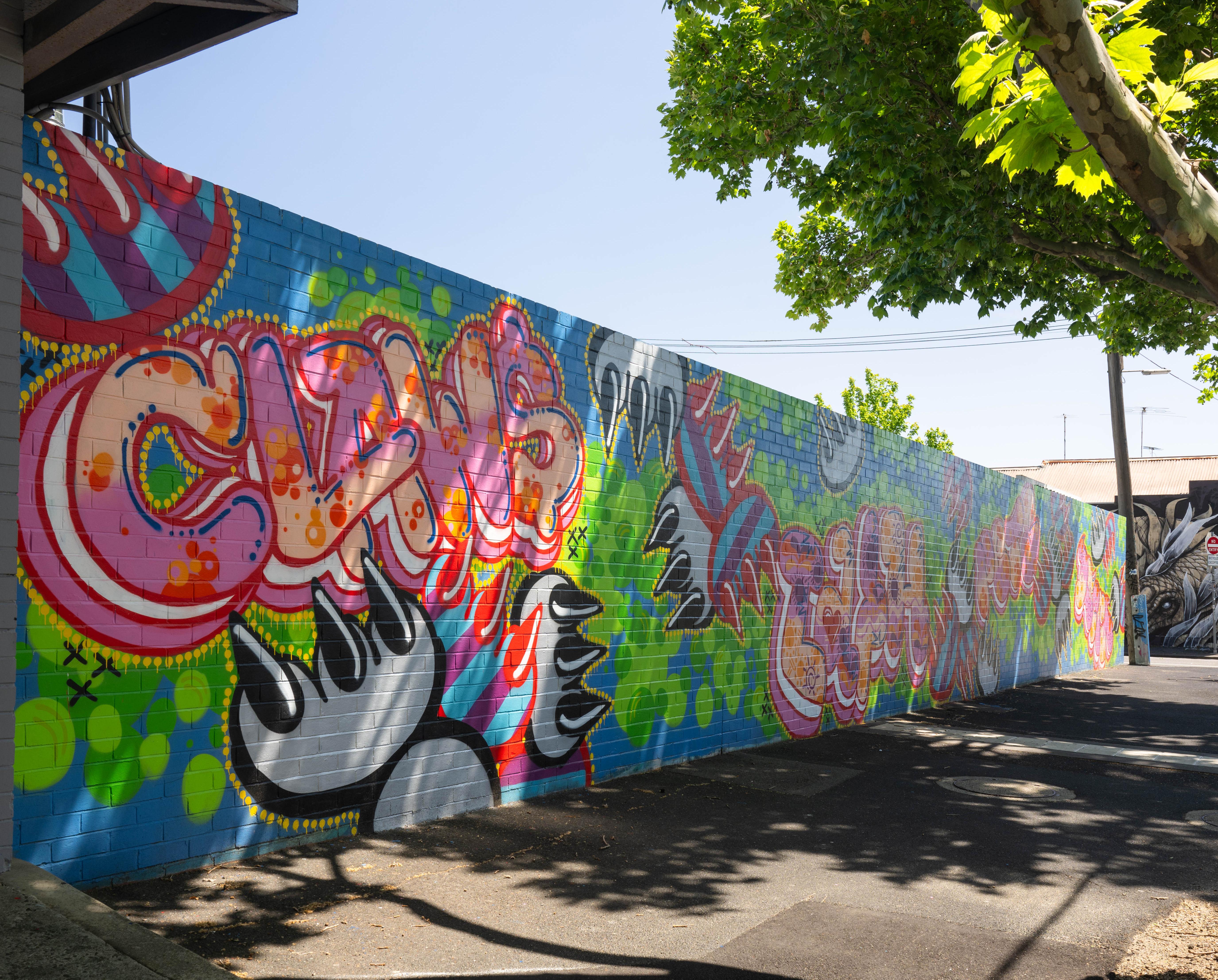 Renowned New York street artist Claw Money mentors young artists in Yarra